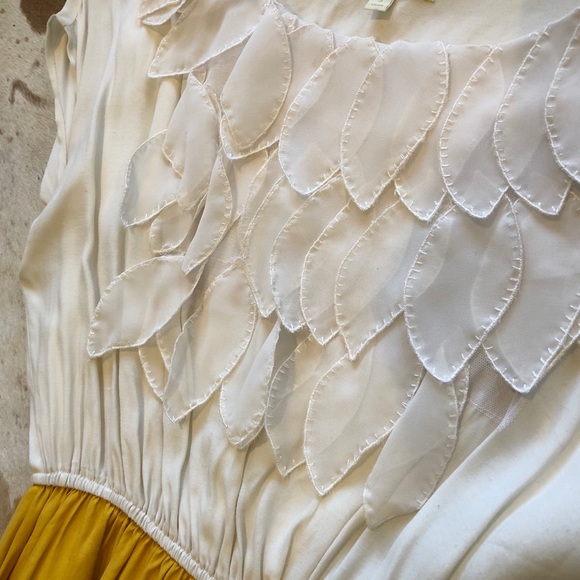 Gianni Bini | Dresses | Gianni Bini Yellow And White Dress | Poshmark